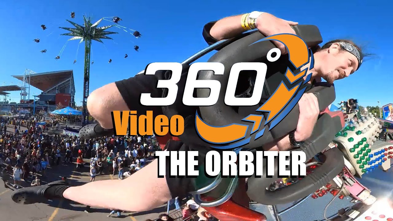 The Orbiter - Trippy Amusement Park Ride 360° virtual reality video 4K ...