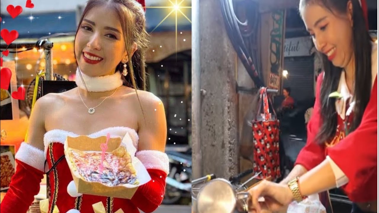 Most Popular Roti Lady In Bangkok -Hardworking on Christmas to support ...