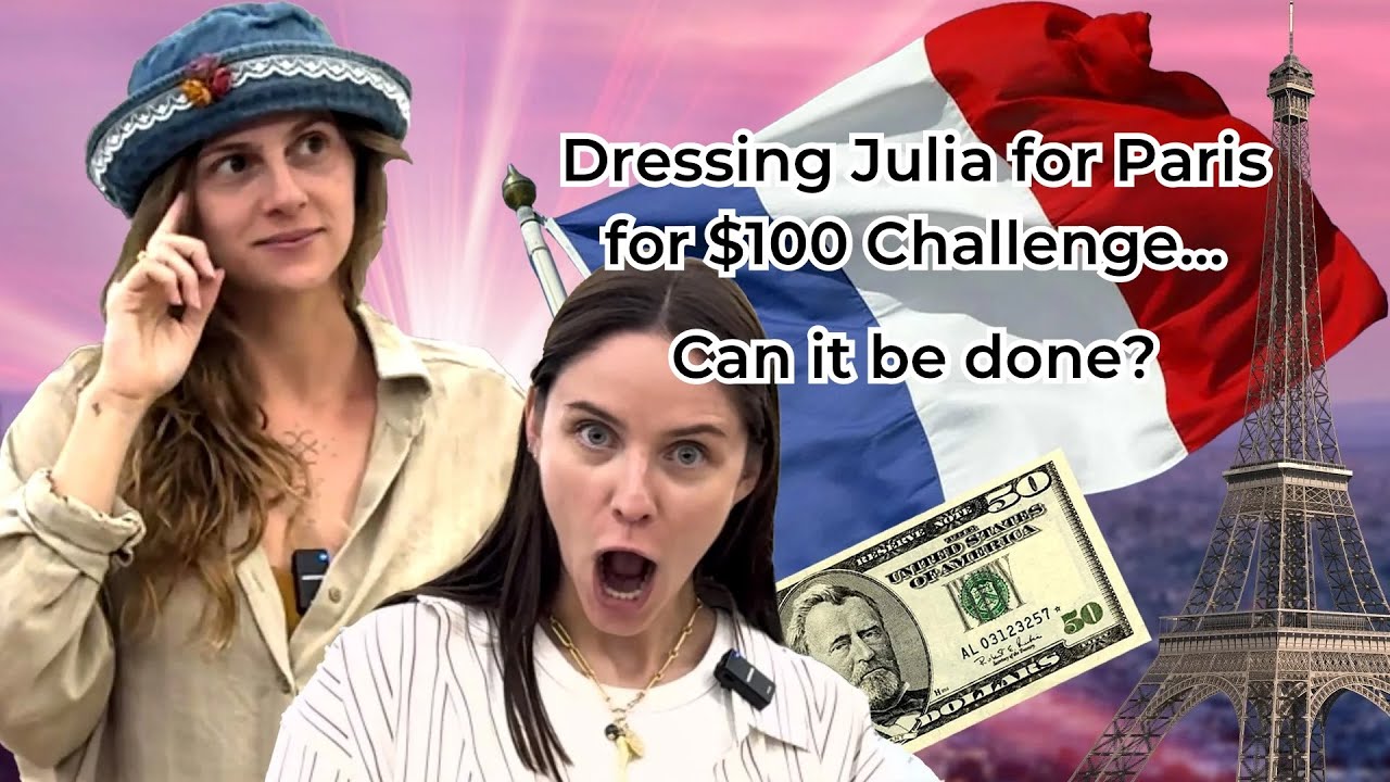 PICKY SHOPPER Julia's 100$ Thrifting Challenge for European Trip! - YouTube