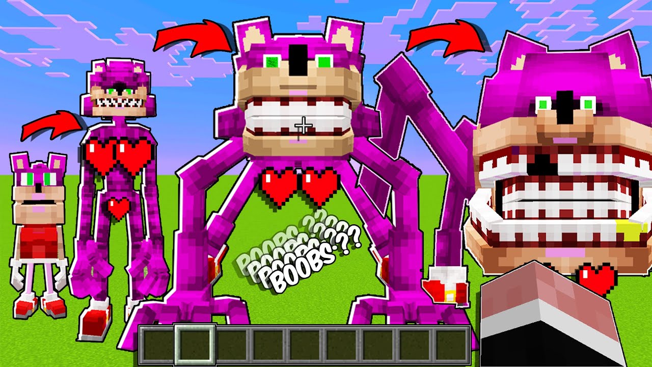 SHIN AMY Phase 1-4 Evolution Mod ADDON UPDATE in MINECRAFT - YouTube