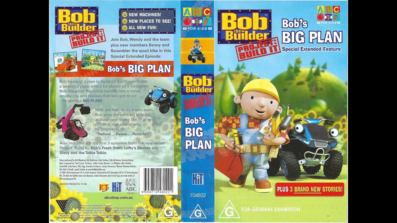 Bob The Builder Project Build It Bobs Big Plan
