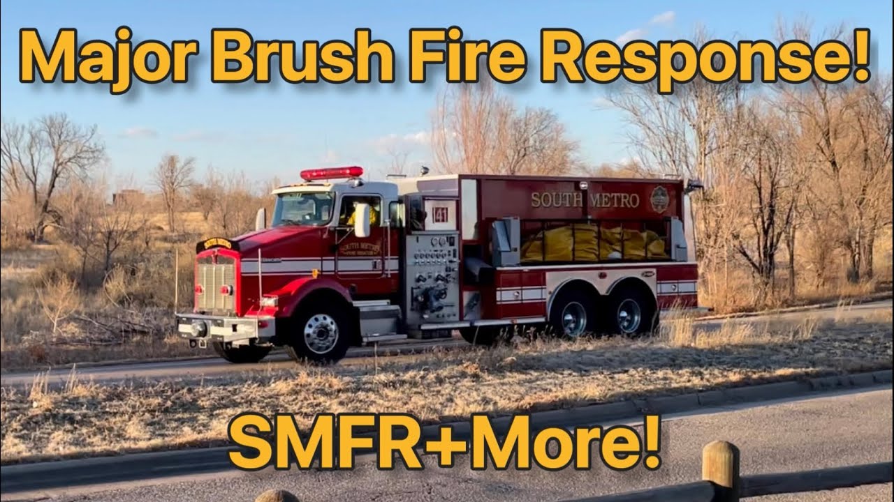 Large Brush Fire Response! SMFR+More - YouTube