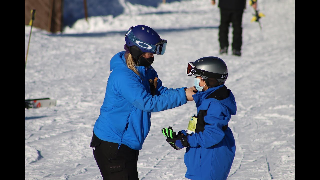 SNOWBOARDING LESSON, CRYSTAL MOUNTAIN WASHINGTON STATE - YouTube