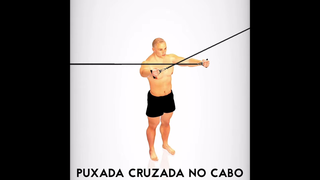 PUXADA CRUZADA NA POLIA ALTA - YouTube