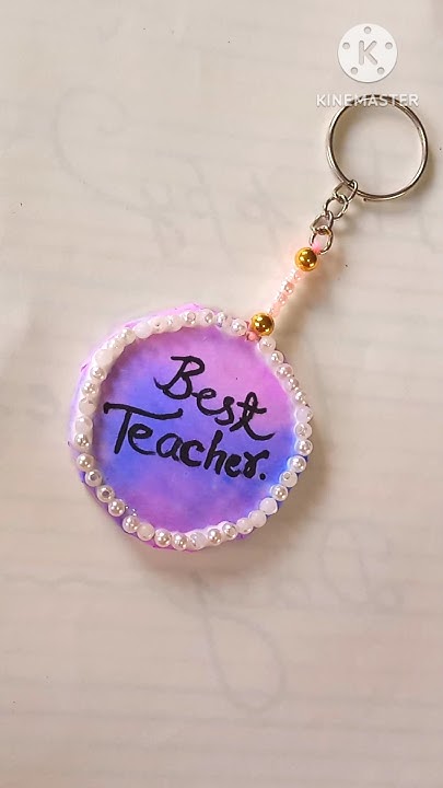 Diy keychain🥰Teacher's day gift ideas#diyshorts#shorts - YouTube