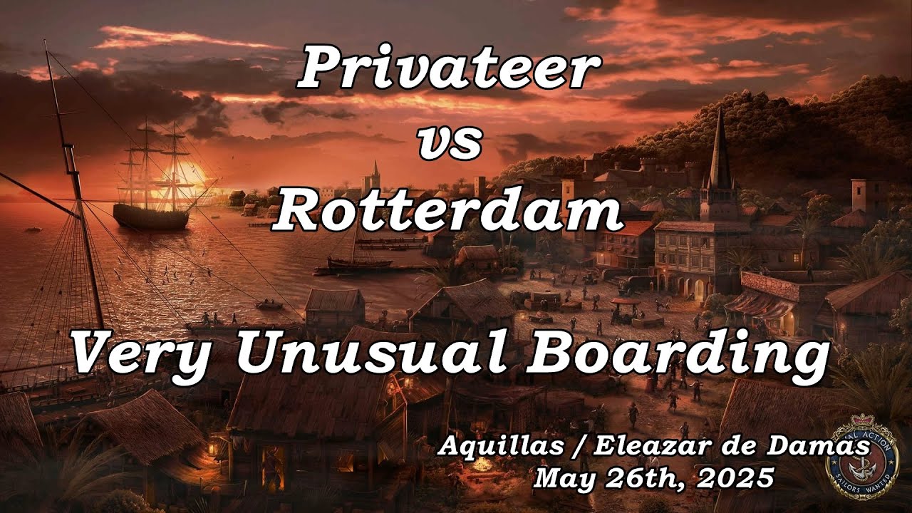 Naval Action - Privateer vs Rotterdam – Very Unusual Boarding - YouTube