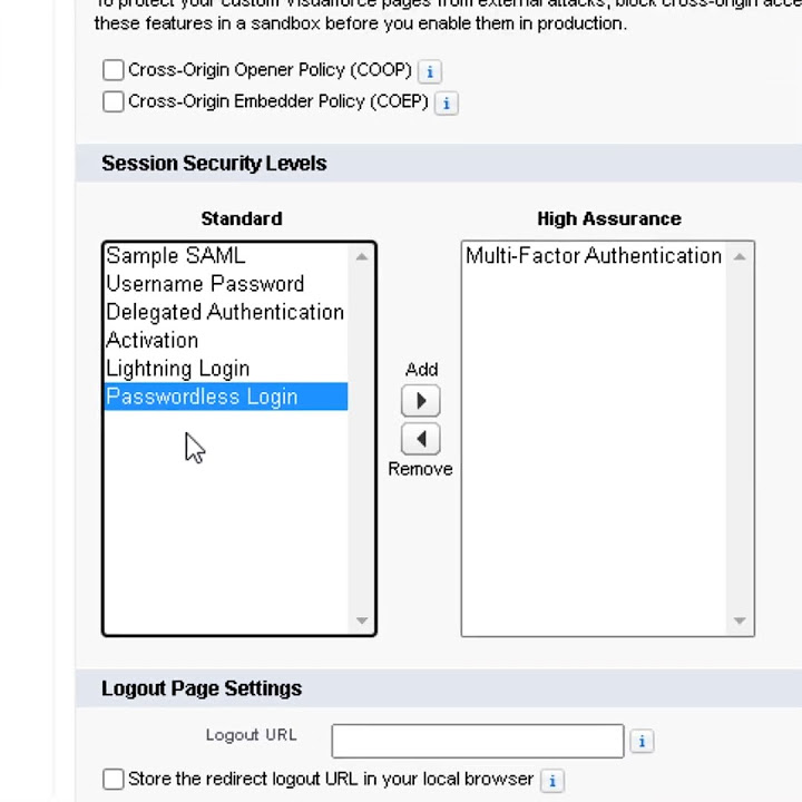 What are various session security levels and how to configure it in your org? [Part - 2] - YouTube