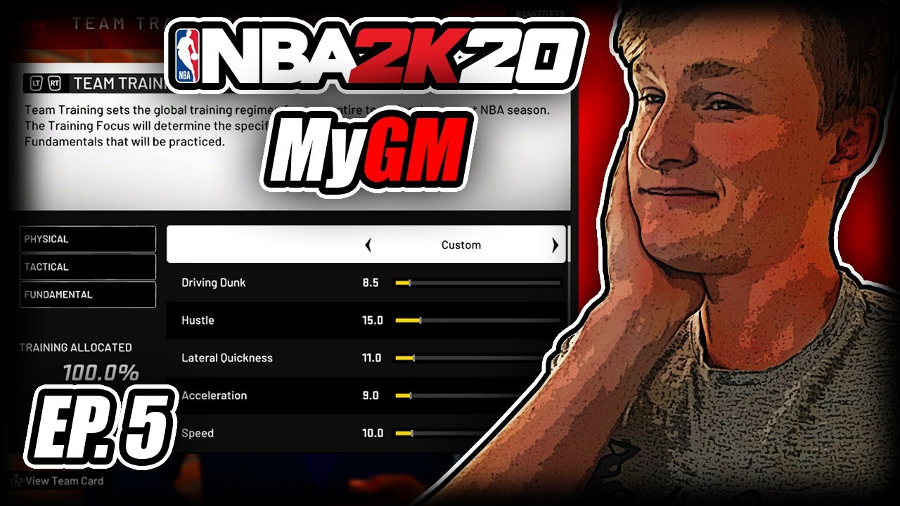 Changing The Training Drills! - NBA 2k20 MyGM Episode 5 - YouTube