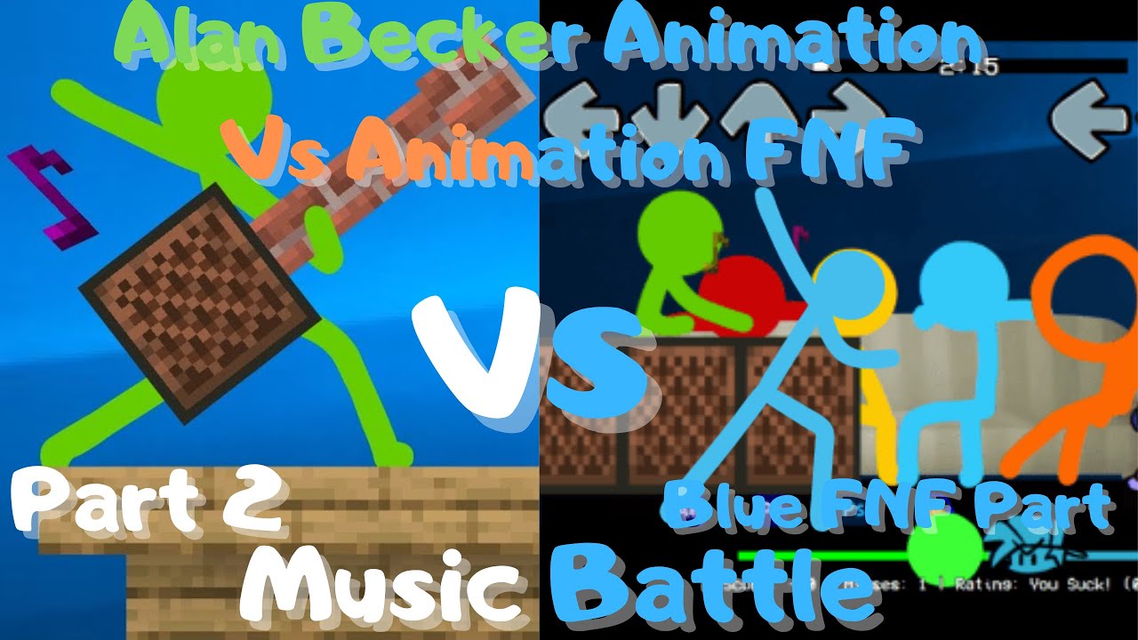 @alanbecker Note Block Battle Episode Vs FNF Animation - Blue Part of ...