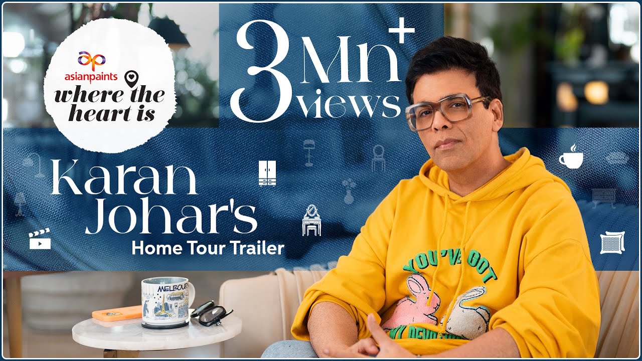 Karan Johar’s cinematically luxurious home| Asian Paints Where The ...