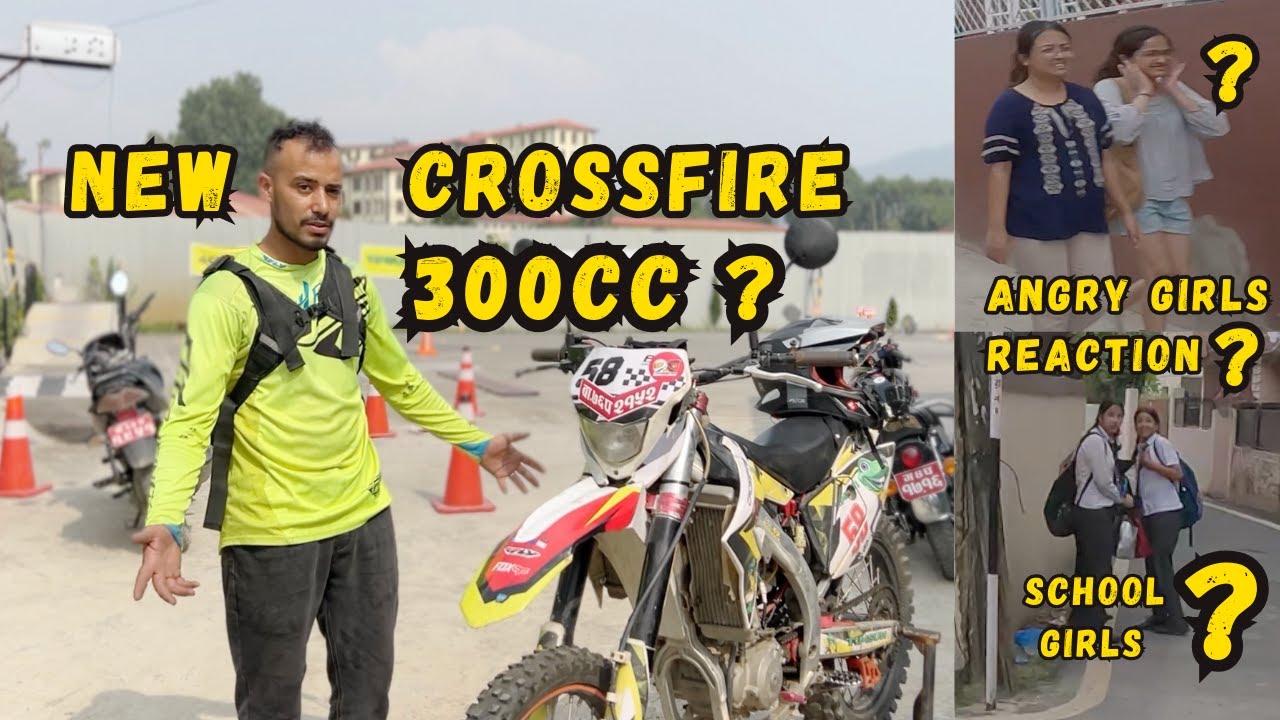 ANGRY GIRLS REACTING ON THE LOUDEST CROSSFIRE || NEW CROSSFIRE 300CC ...