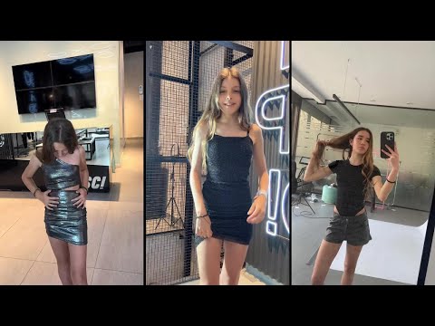 Girls fashion try on new styles skirts dress and tops at lemonade12