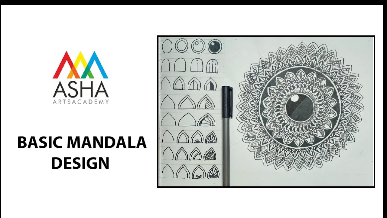 002 Basic Mandala Design - YouTube