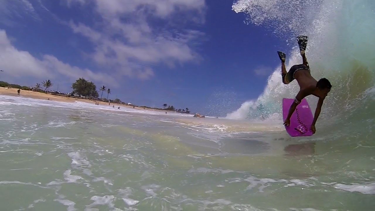 Flossie / Sandy beach shorebreak wipeouts. - YouTube