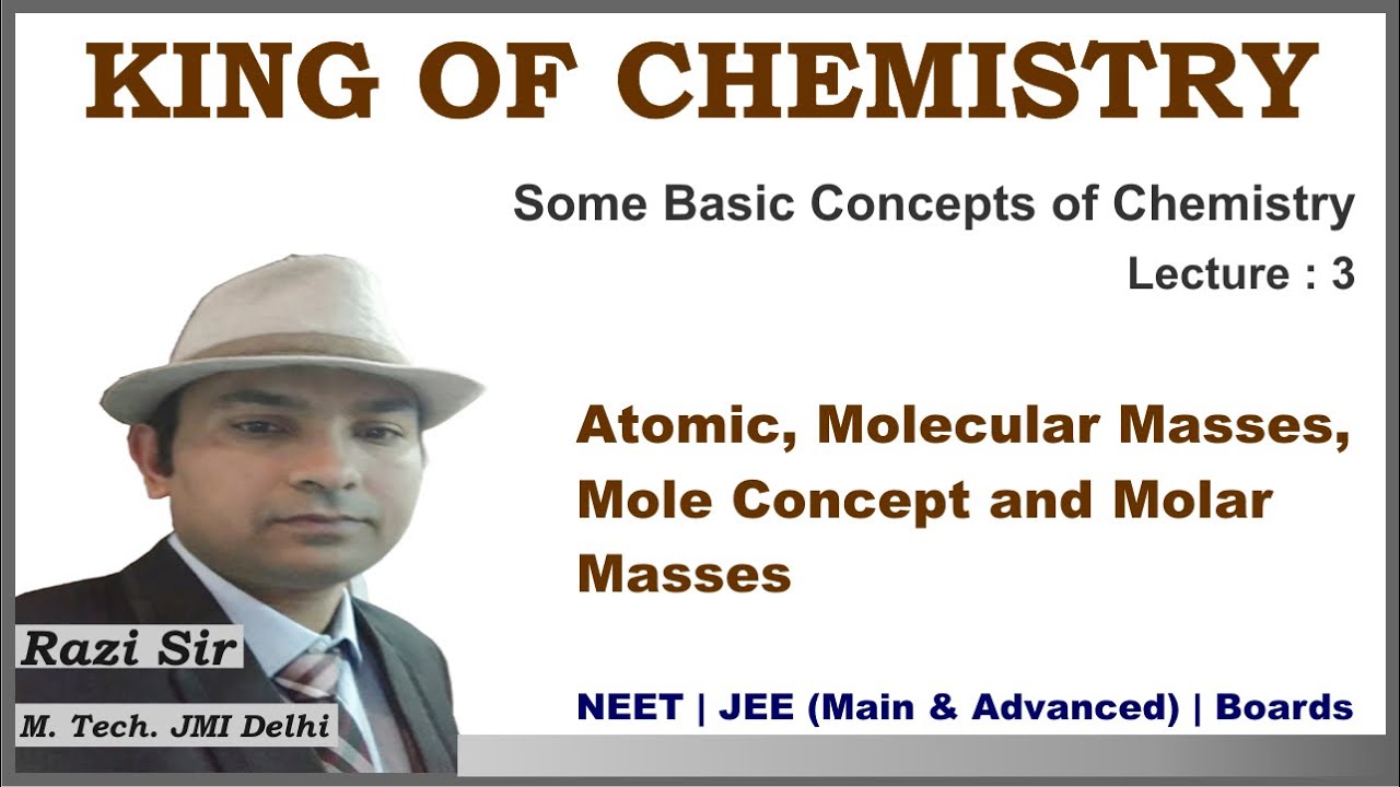 Mole Concept and Molar Masses | Some Basic Concepts of Chemistry ...