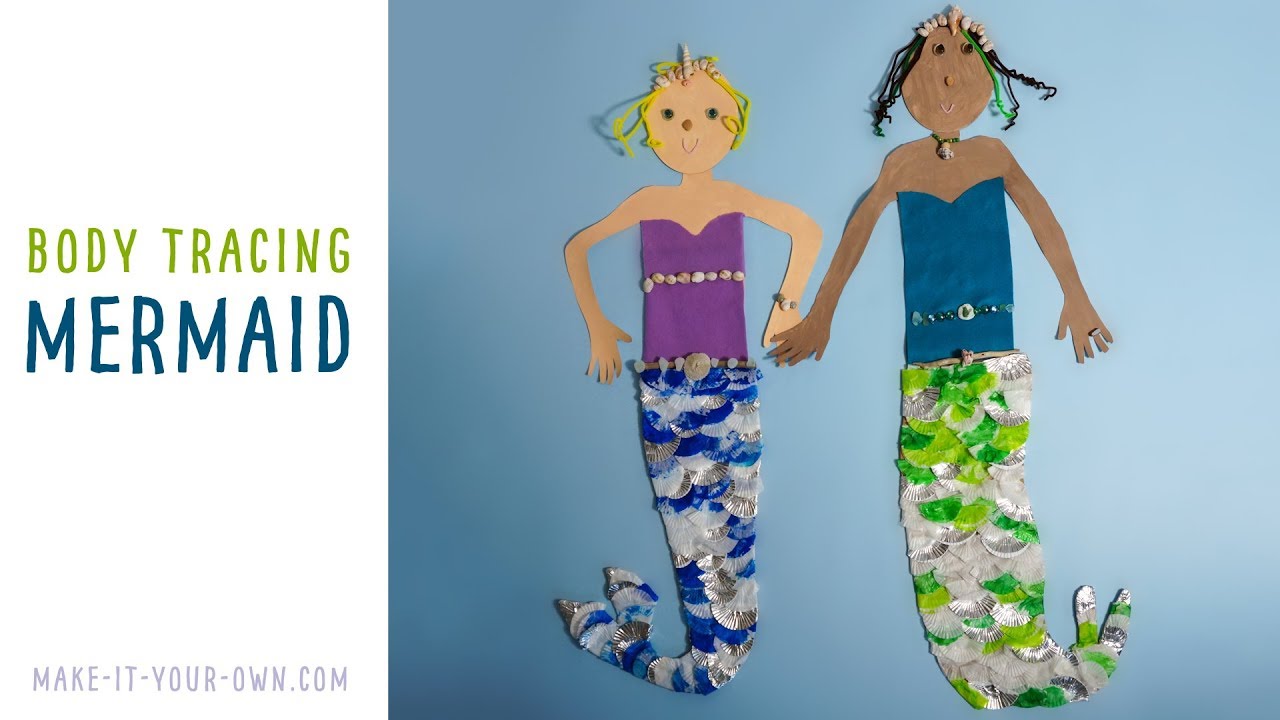 Body Tracing Mermaid - YouTube