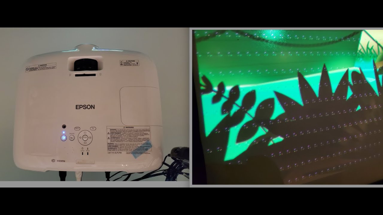 Epson Powerlite 3010 Projector picture quality issue black dot grid ...