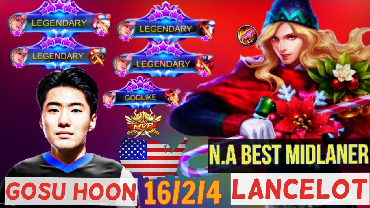 Lancelot Unlimited Dashes | Dominated the whole enemy team | Gosu Hoon ...