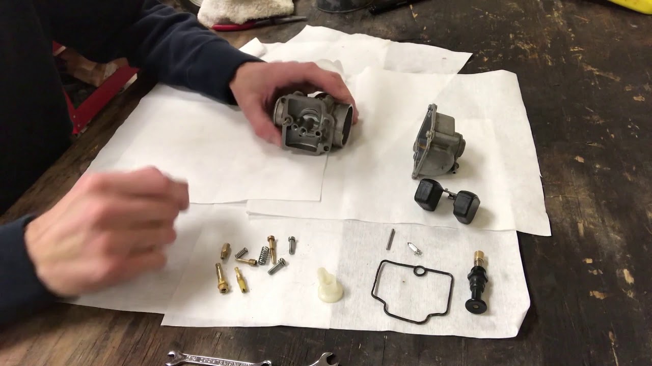 How to clean a carburetor on a Suzuki RM85 RM 85 CR KX YZ 2 stroke cr85 ...