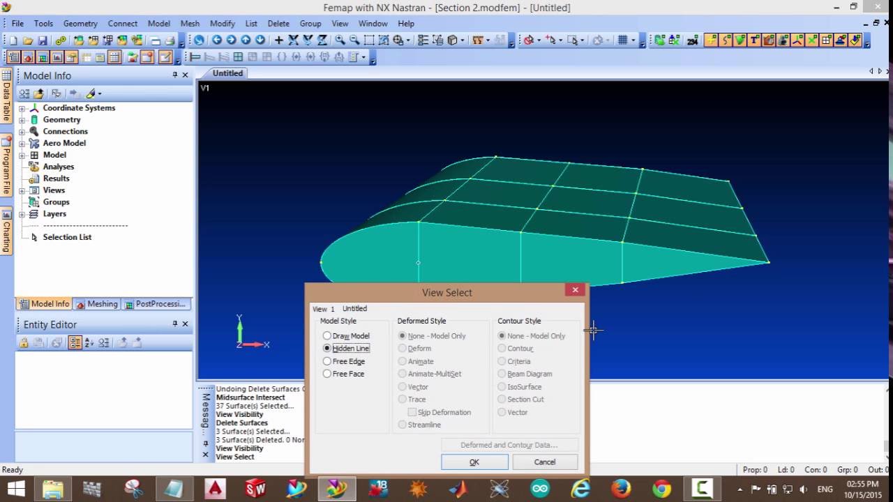 Femap Tutorial 5: Wing Modeling | Part 2 - YouTube