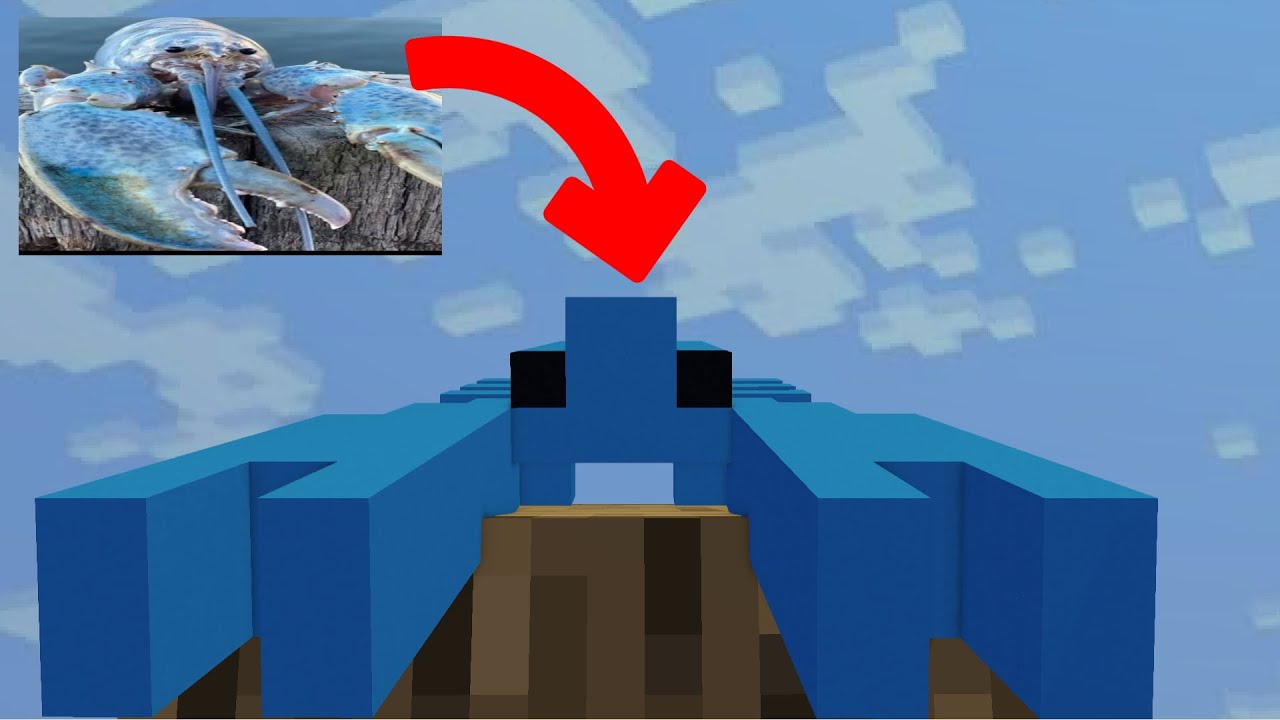 🦞 Blue Lobster Jumpscare Meme... but in Minecraft (FLASHING LIGHTS ...