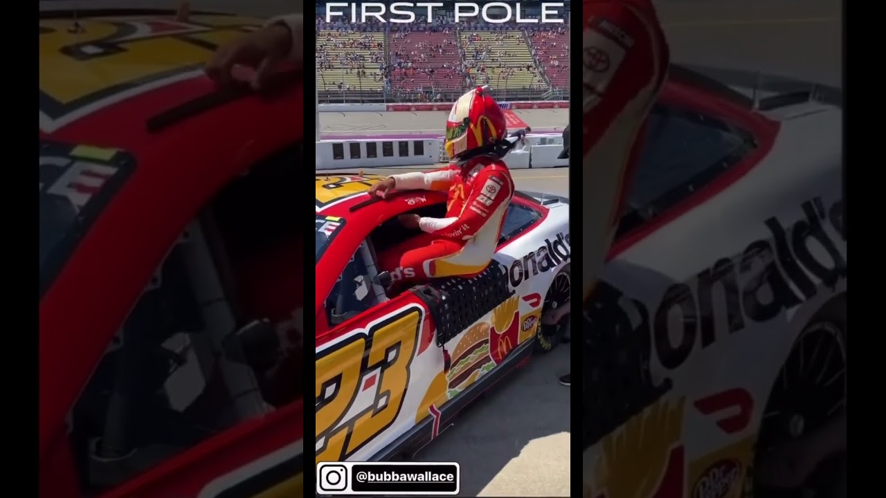 Kyle Busch fastest in practice | bubba Wallace wins first pole for 23Xl ...