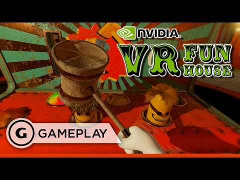 NVIDIA VR Funhouse Carnival Gameplay - YouTube
