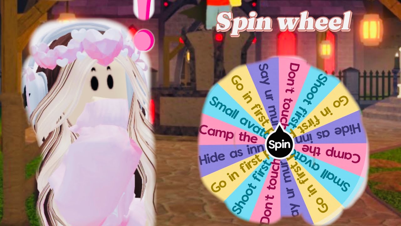 Mm2 but a WHEEL CHOOSES MY DARES - YouTube
