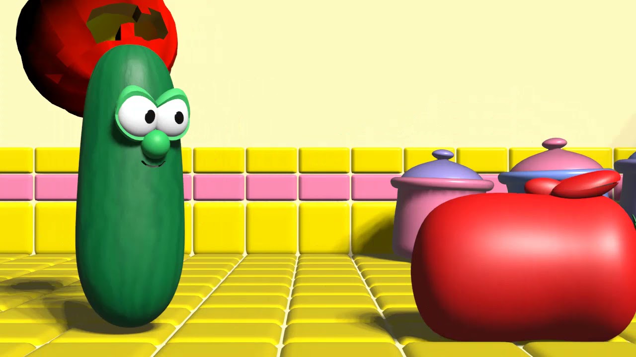 VeggieTales Fan-Animation:Larry scares Bob - YouTube