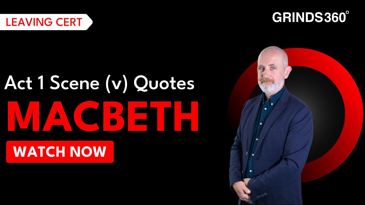 Macbeth, Act 1 Scene (V) quotes - Episode 6 - YouTube
