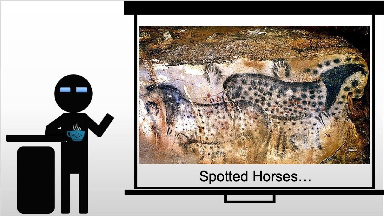 Spotted Horse and Negative Hand Prints - YouTube