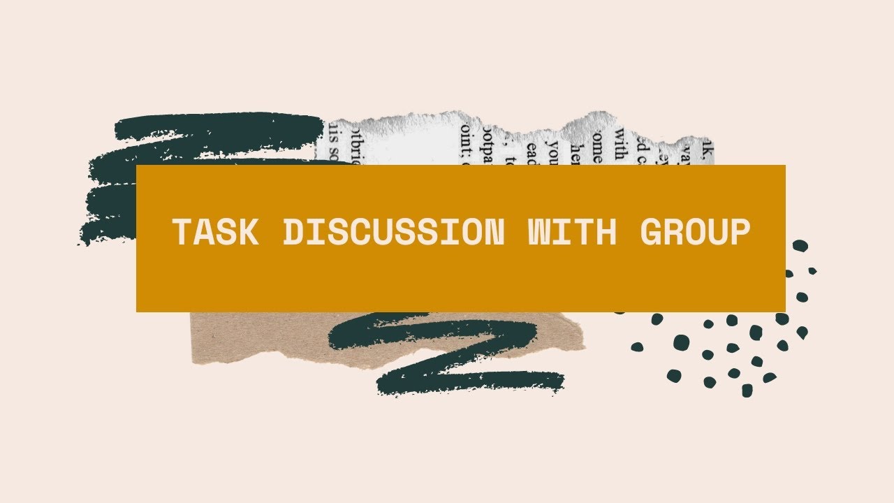 " Online Learning " Task discussion with group, Accounting Regular B ...
