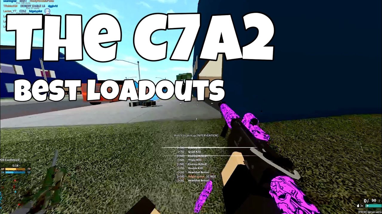 The New C7A2 Best Loadouts To Use! (Phantom Forces) - YouTube