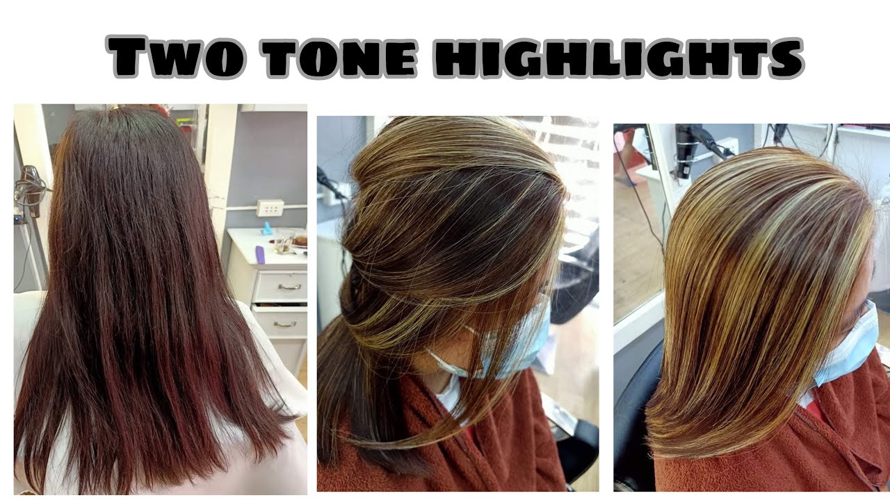TWO TONE HIGHLIGHTS TUTORIAL - YouTube