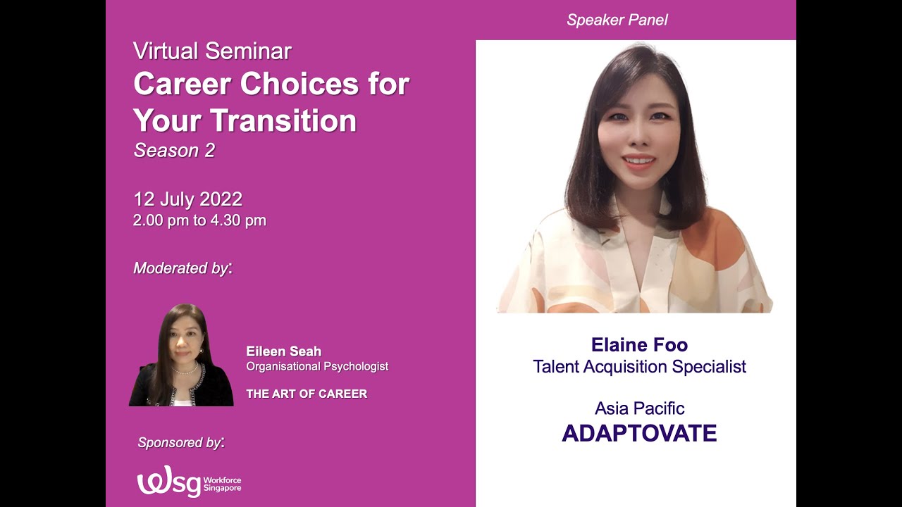 ELAINE FOO on Tips For Your Career Transition Into Management ...