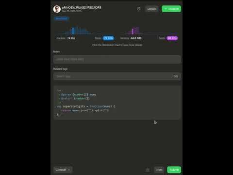 Leetcode 2553. Separate the Digits in an Array - YouTube