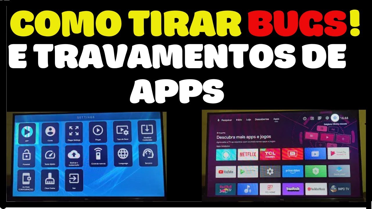 Como tirar bugs e travamentos de apps - YouTube