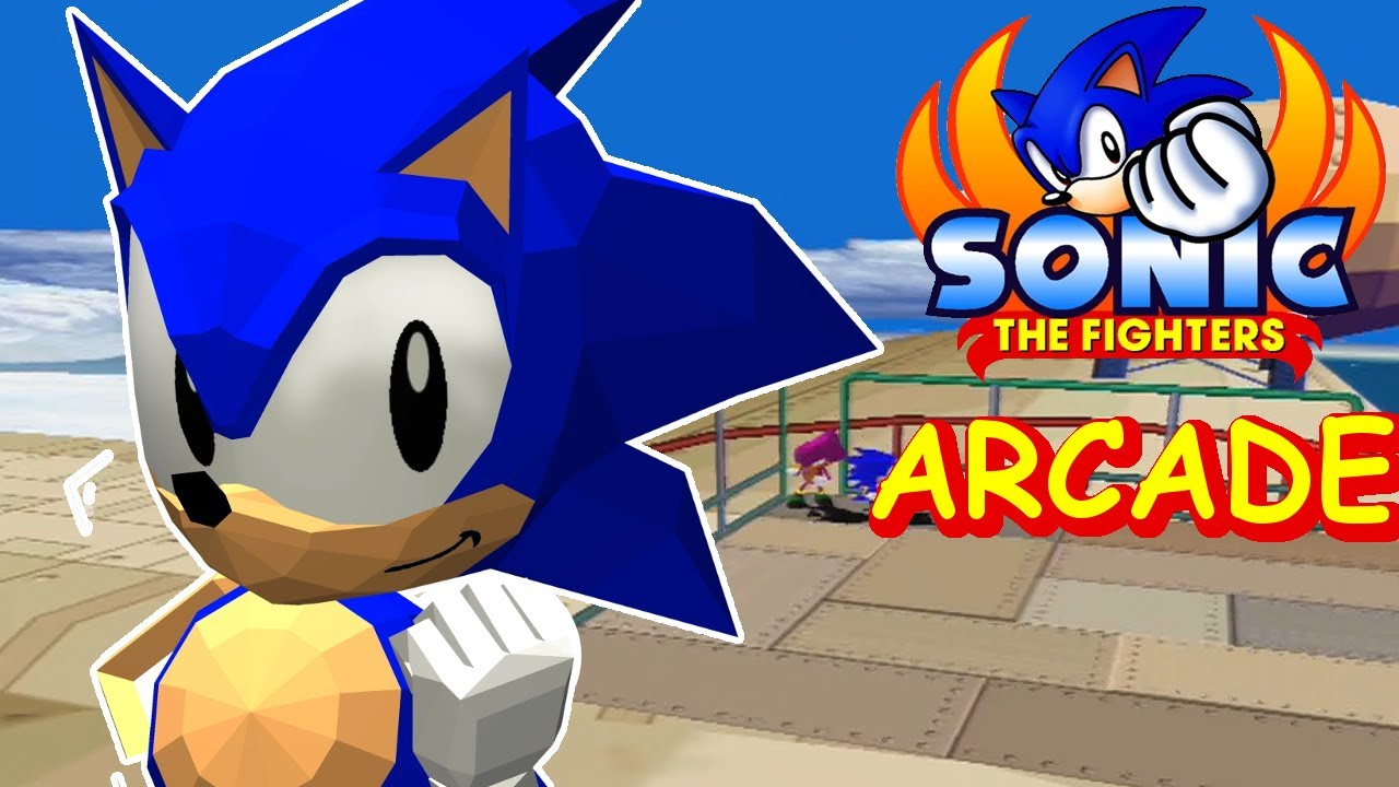Sonic The Fighters Sonic the Hedgehog Arcade - YouTube