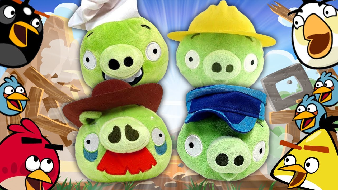 New Angry Birds Plush Toys (Remastered) - YouTube