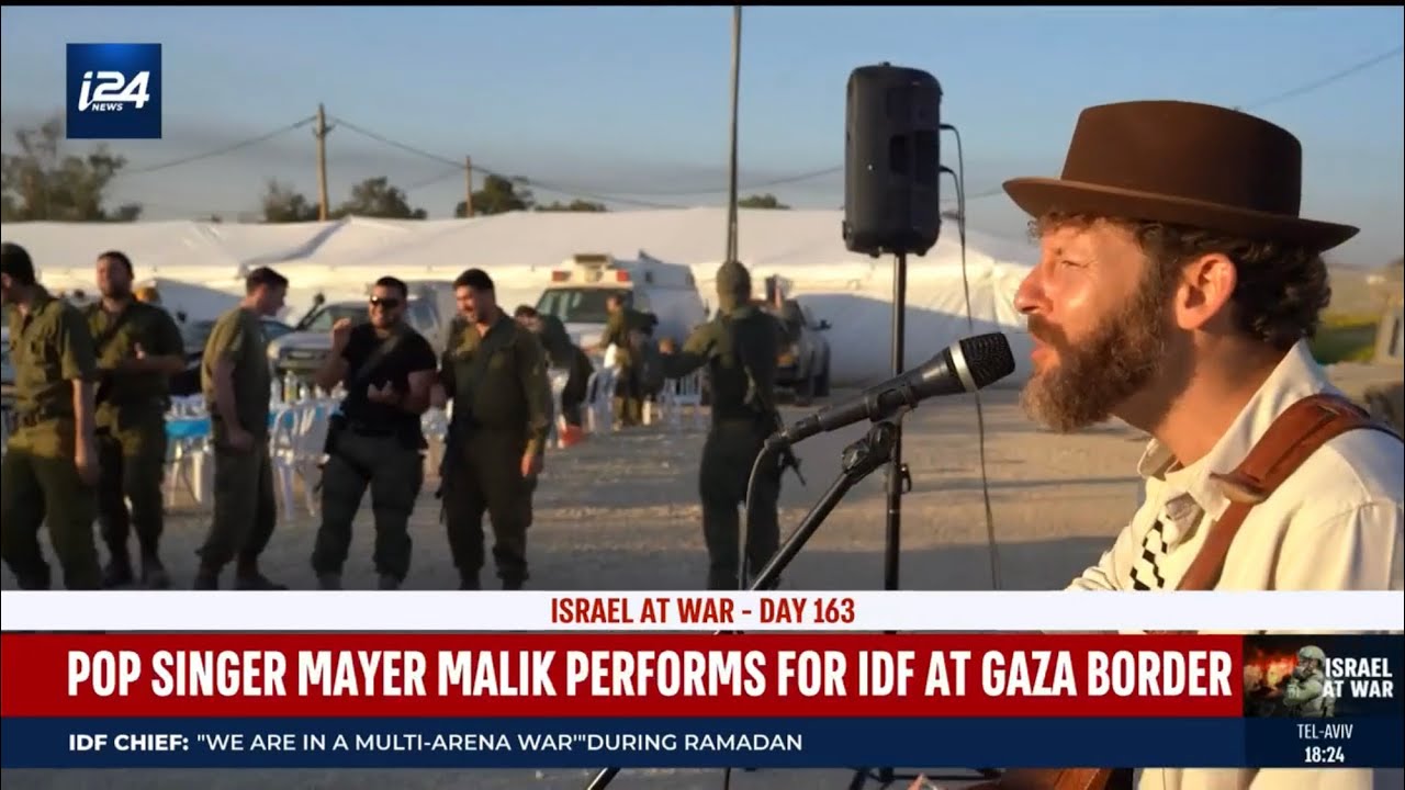 @i24NEWS_EN Pop Singer Mayer Malik Boosts Morale - YouTube