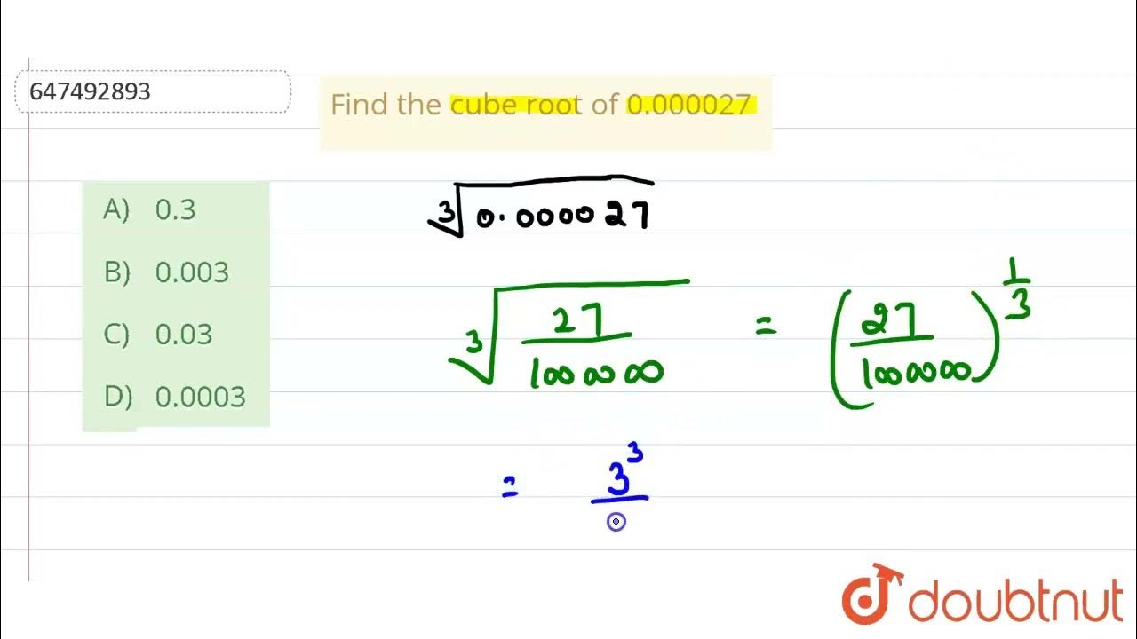 find-the-cube-root-of-0-000027-class-14-square-root-and-cube-root
