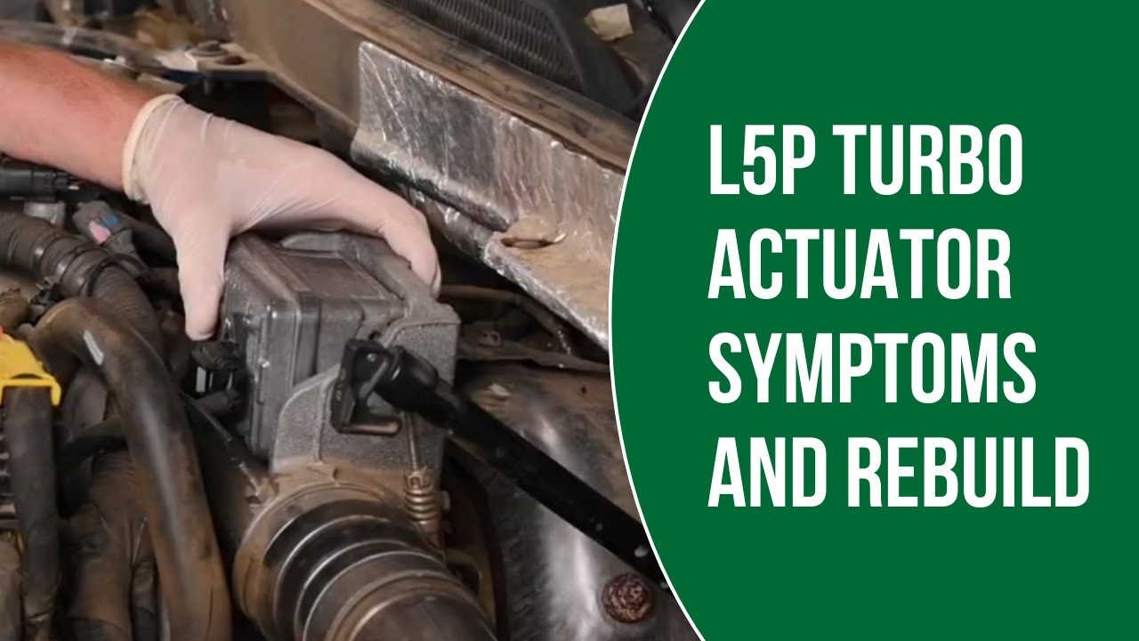 L5p Turbo Actuator Common Symptoms, Repair, and Replacement - YouTube