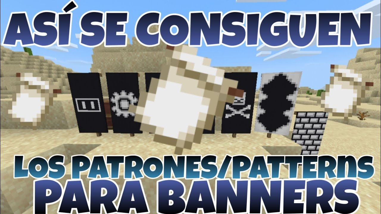 ASÍ se consiguen los BANNER PATTERNS/PATRONES para ESTANDARTE ...