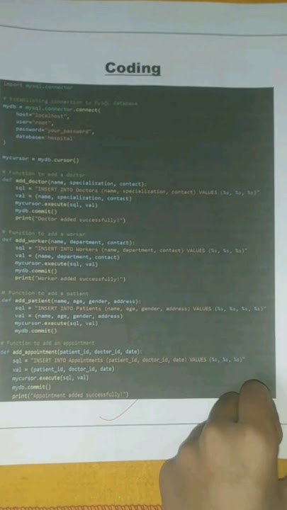 IP/Computer science hospital management system project through ...
