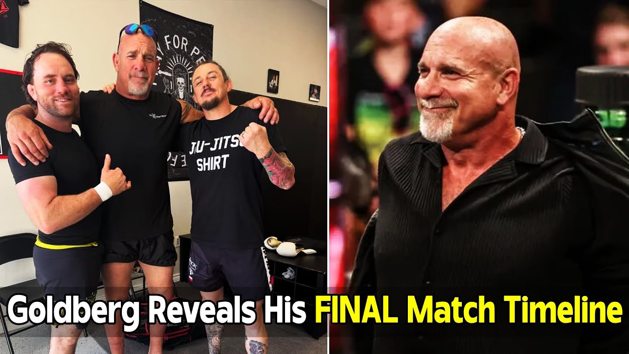 Goldberg Reveals His FINAL Match Timeline - YouTube