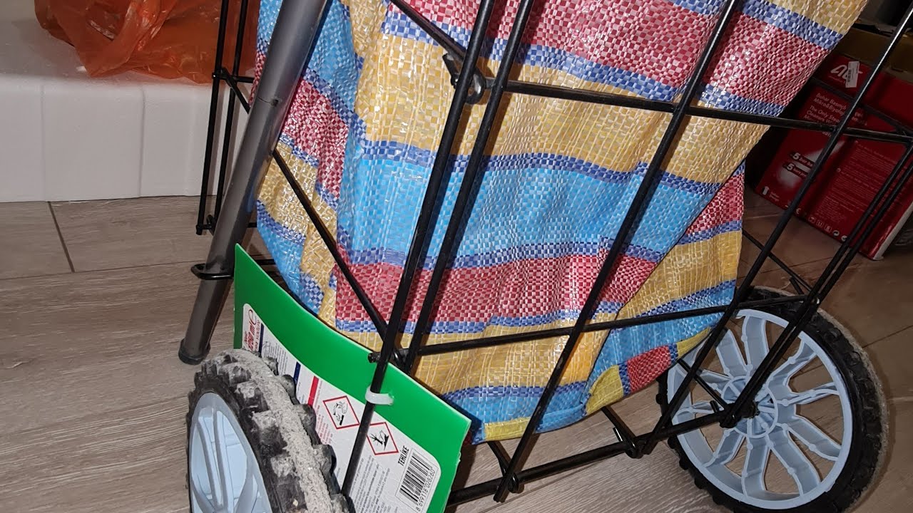 TEKERLEKLİ PAZAR ÇANTASI ÇUVALI YIRTILMASIN - YouTube