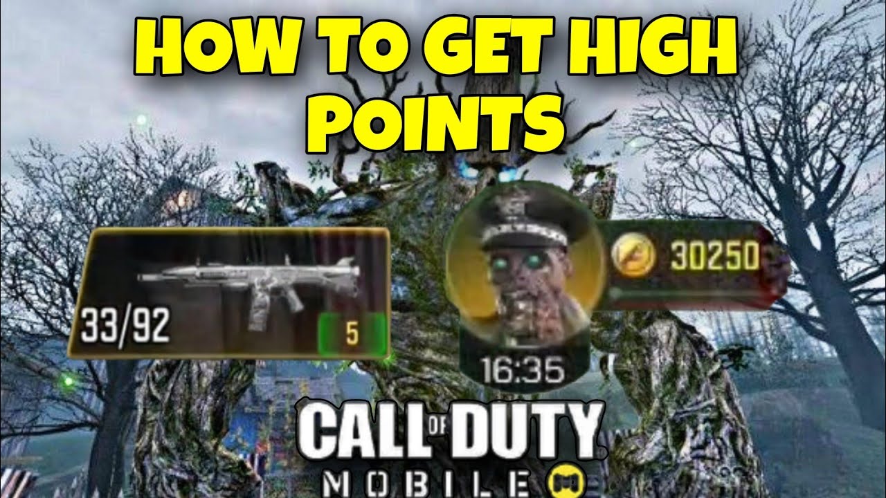 HOW TO GET HIGH POINTS FAST! | CODM ZOMBIES - YouTube