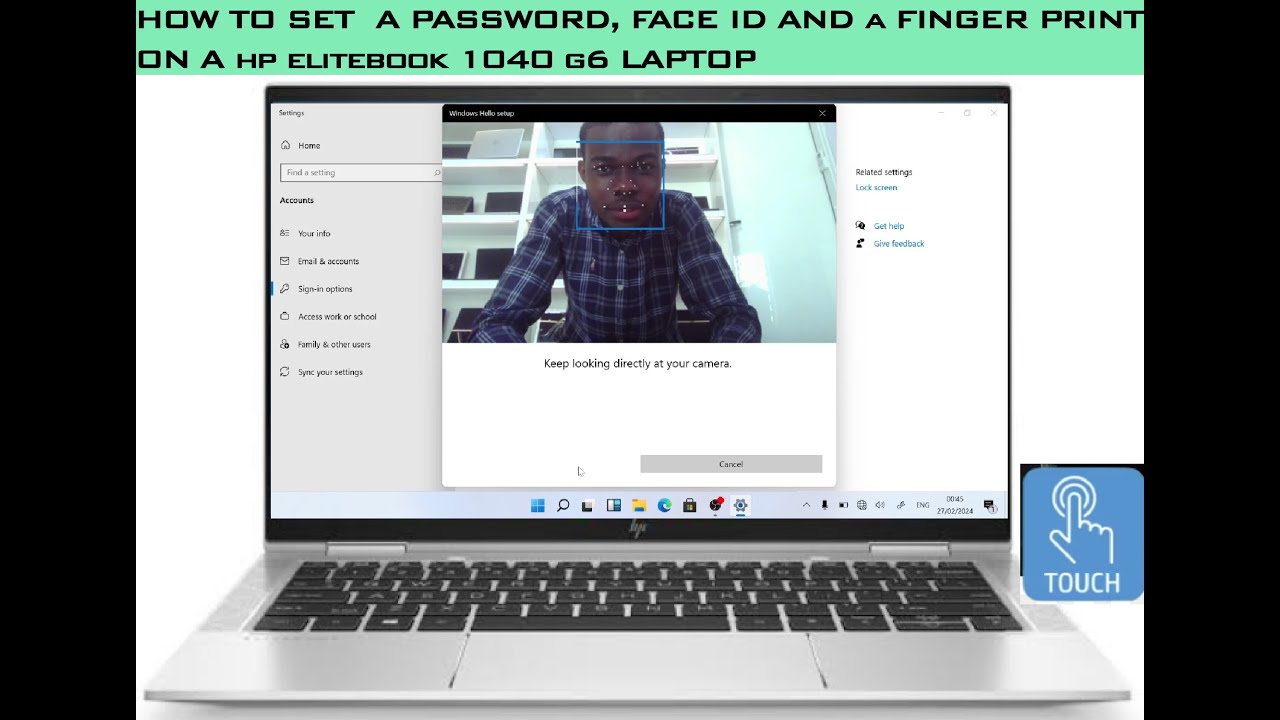 How To Set Up A Face ID And A Fingerprint In Windows 11(Hp,Dell,Asus ...