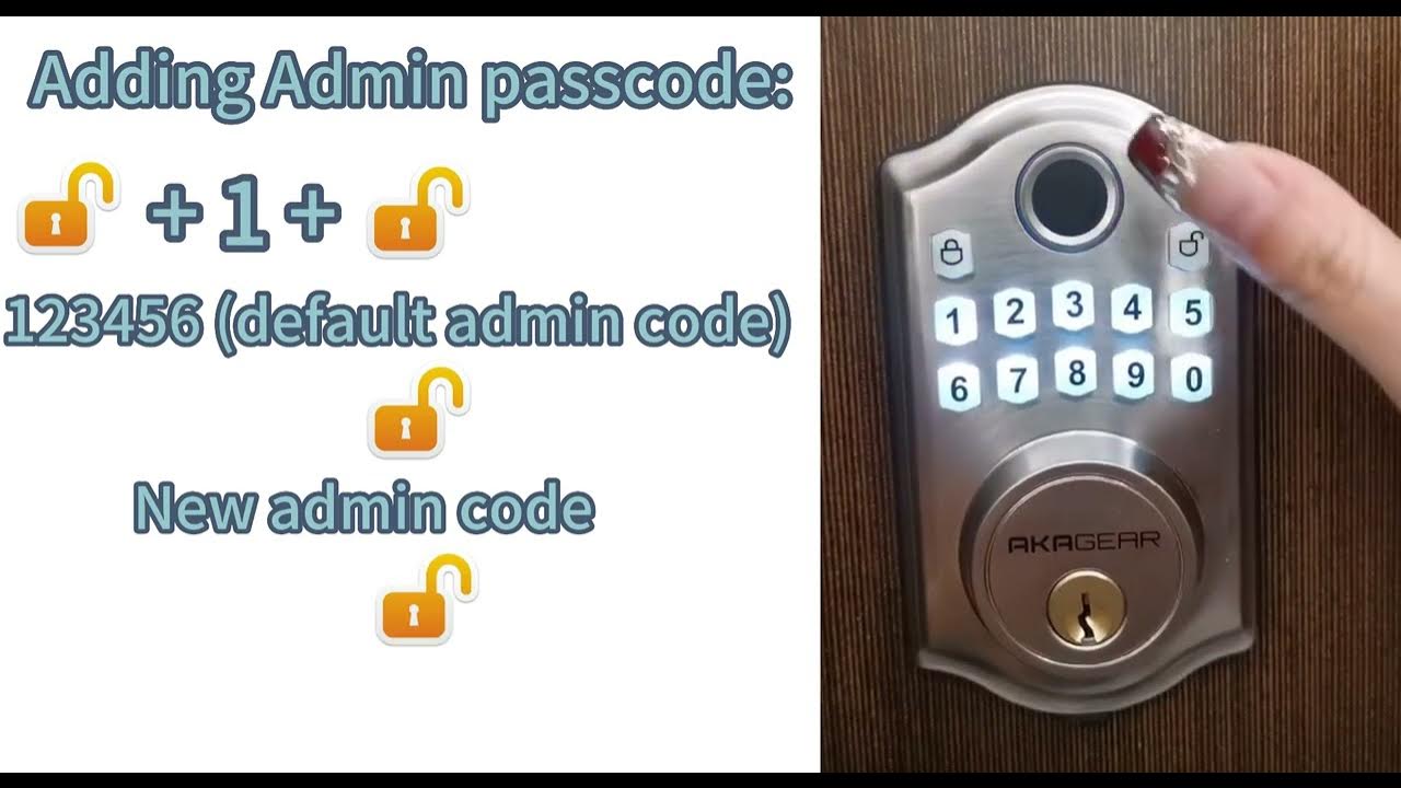 Q&A--Adding Administrator passcode#akagear #administraor password - YouTube
