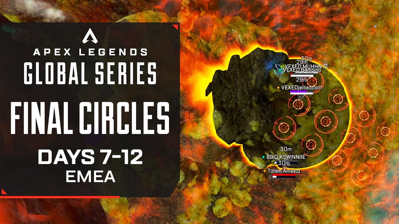 ALGS EMEA Final Circles | Days 7-12 | Team Empire, Players, K1CK ...
